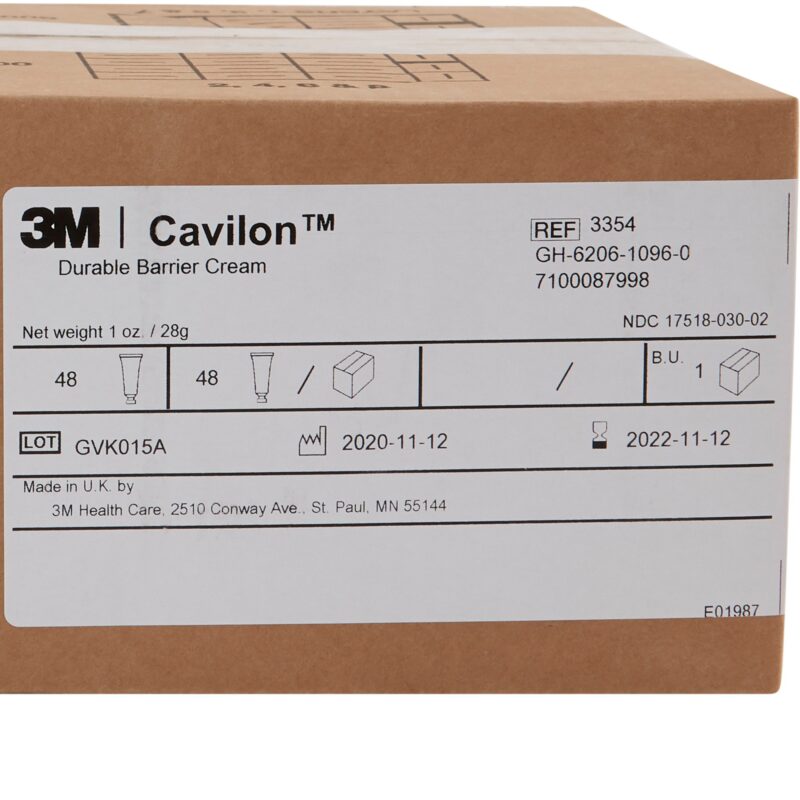 3M Cavilon Skin Protectant, Unscented Cream, 28 Gram Tube – Optimal ...