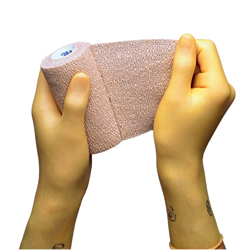 3M™ Coban™ Self-adherent Closure Cohesive Bandage, 4 Inch x 5 Yard ...